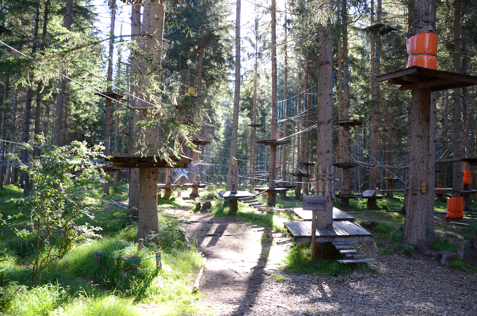 Seilpark Engadin, Adventure Rope-Park in the Engadine Valley